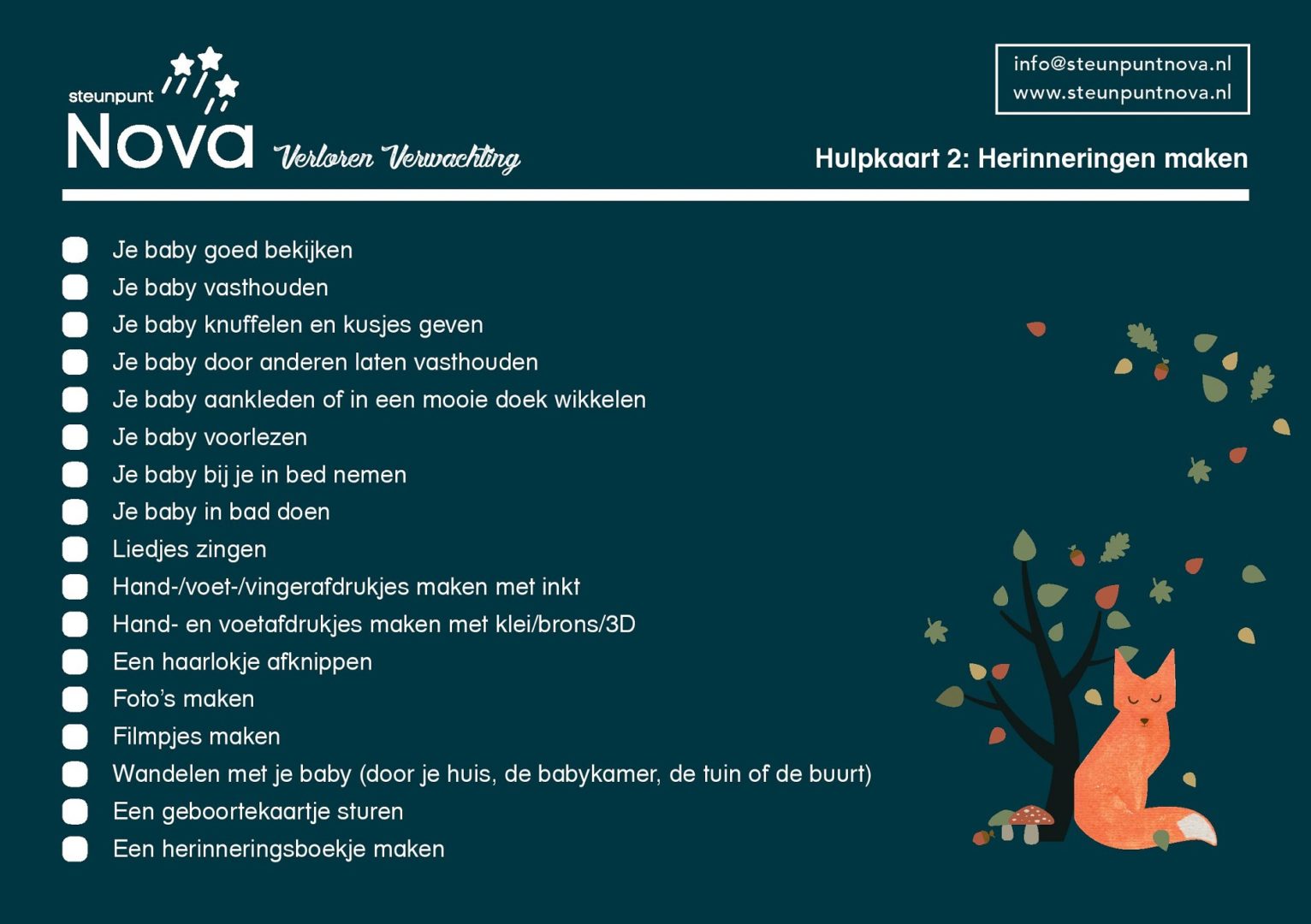 Je baby is rondom de geboorte overleden